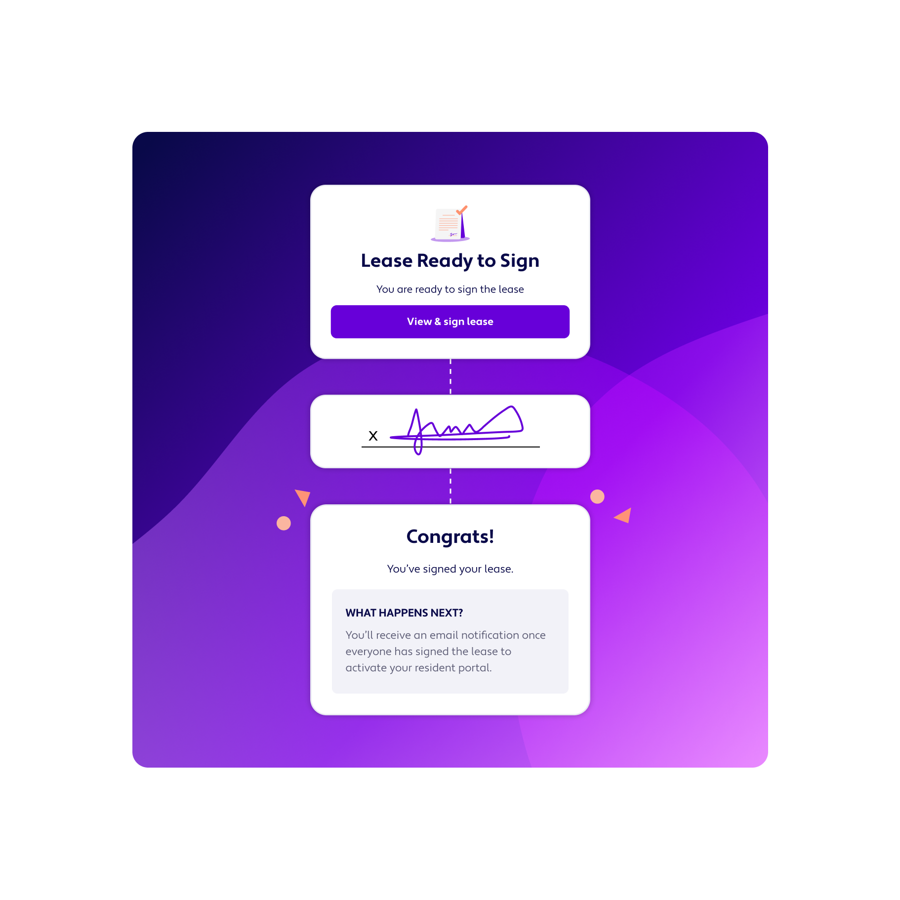 Resident Onboarding Lift from Second Nature and AppFolio