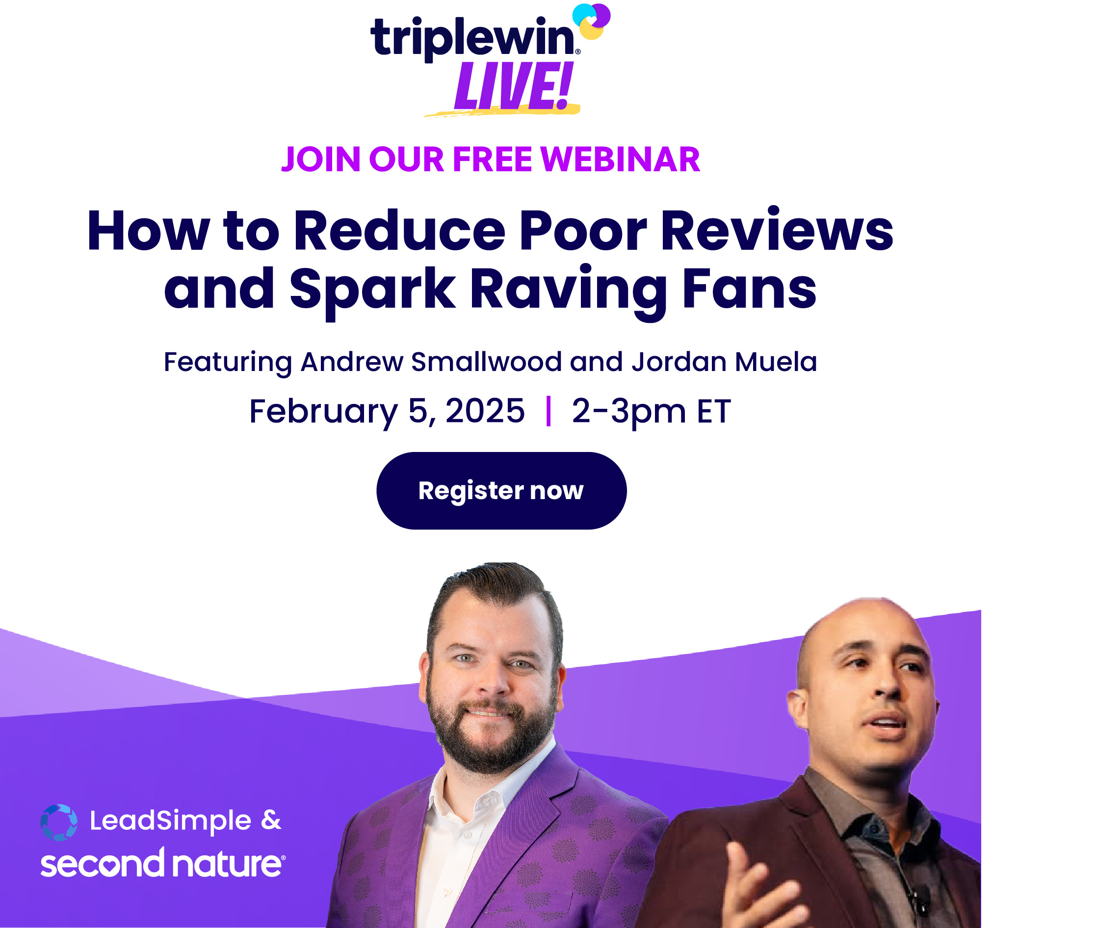 Reputation Management | Triple Win LIVE | Second Nature